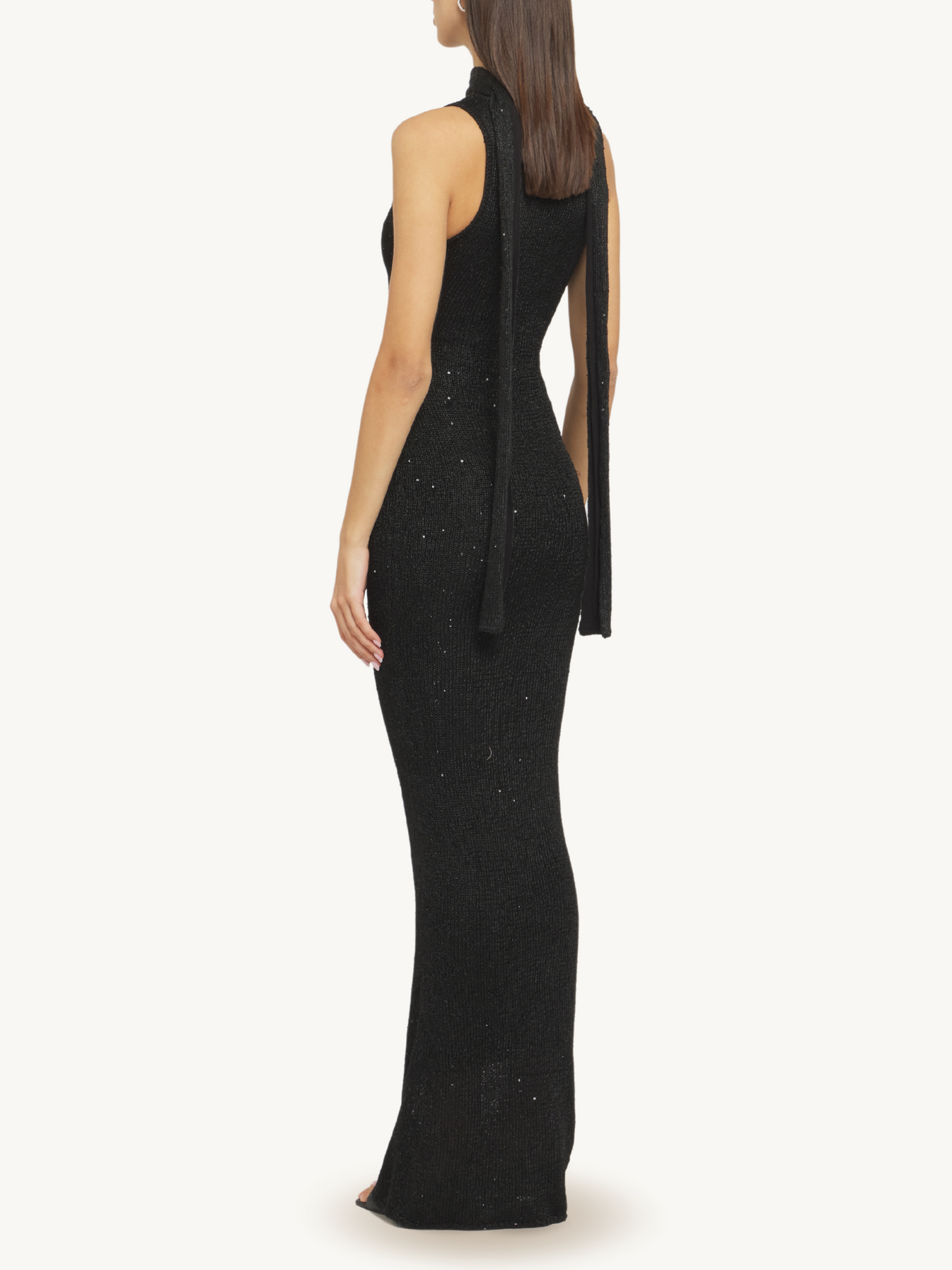 Natalia Dress - Black Sequin – ASTA RESORT