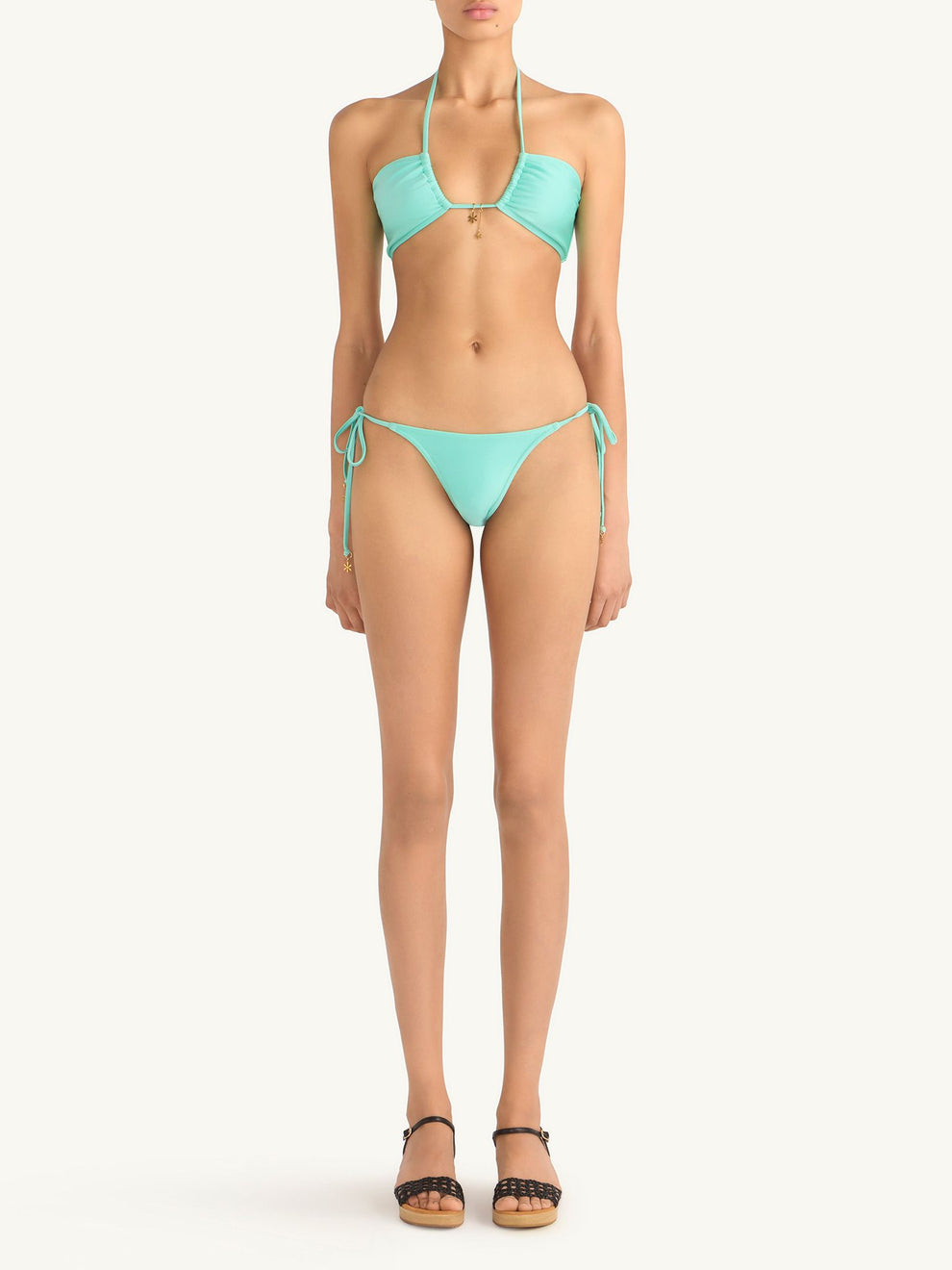 Brianna Bikini Bottom - Swimming Pool Blue – ASTA RESORT